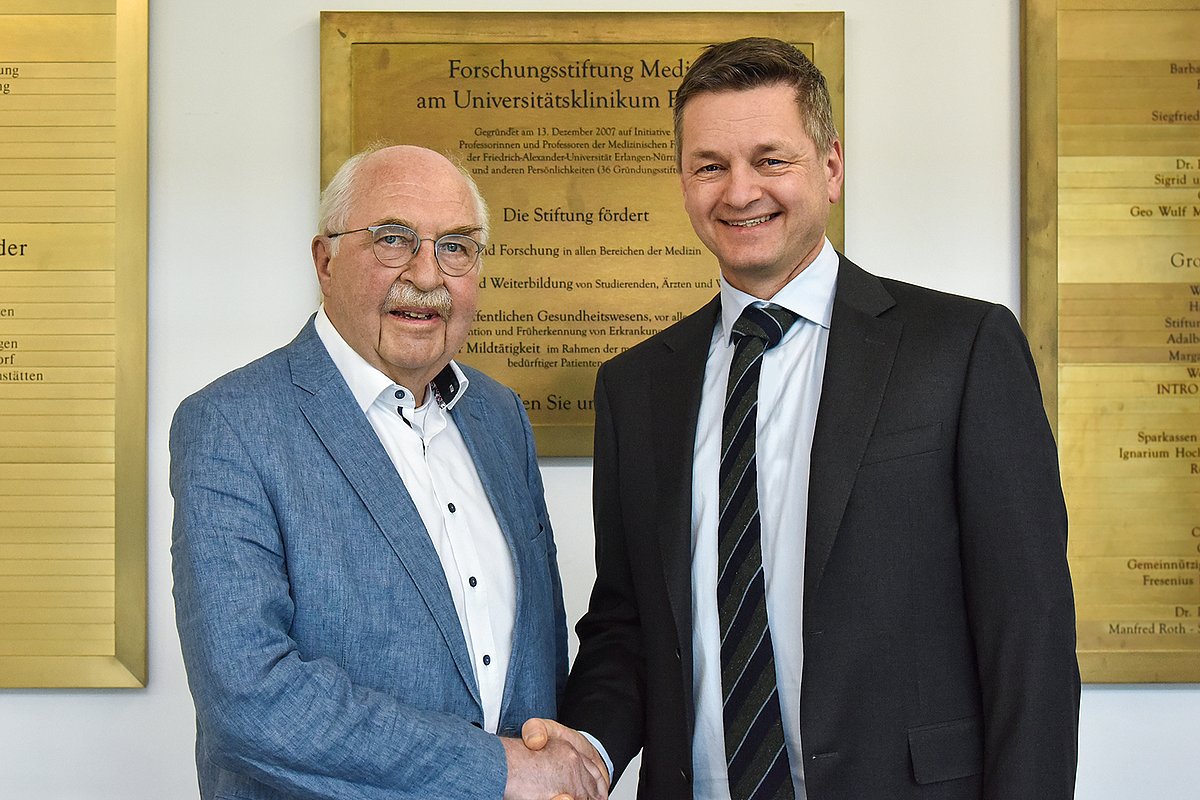 Führungswechsel im Vorstand der Forschungsstiftung Medizin - BSZG Erlangen